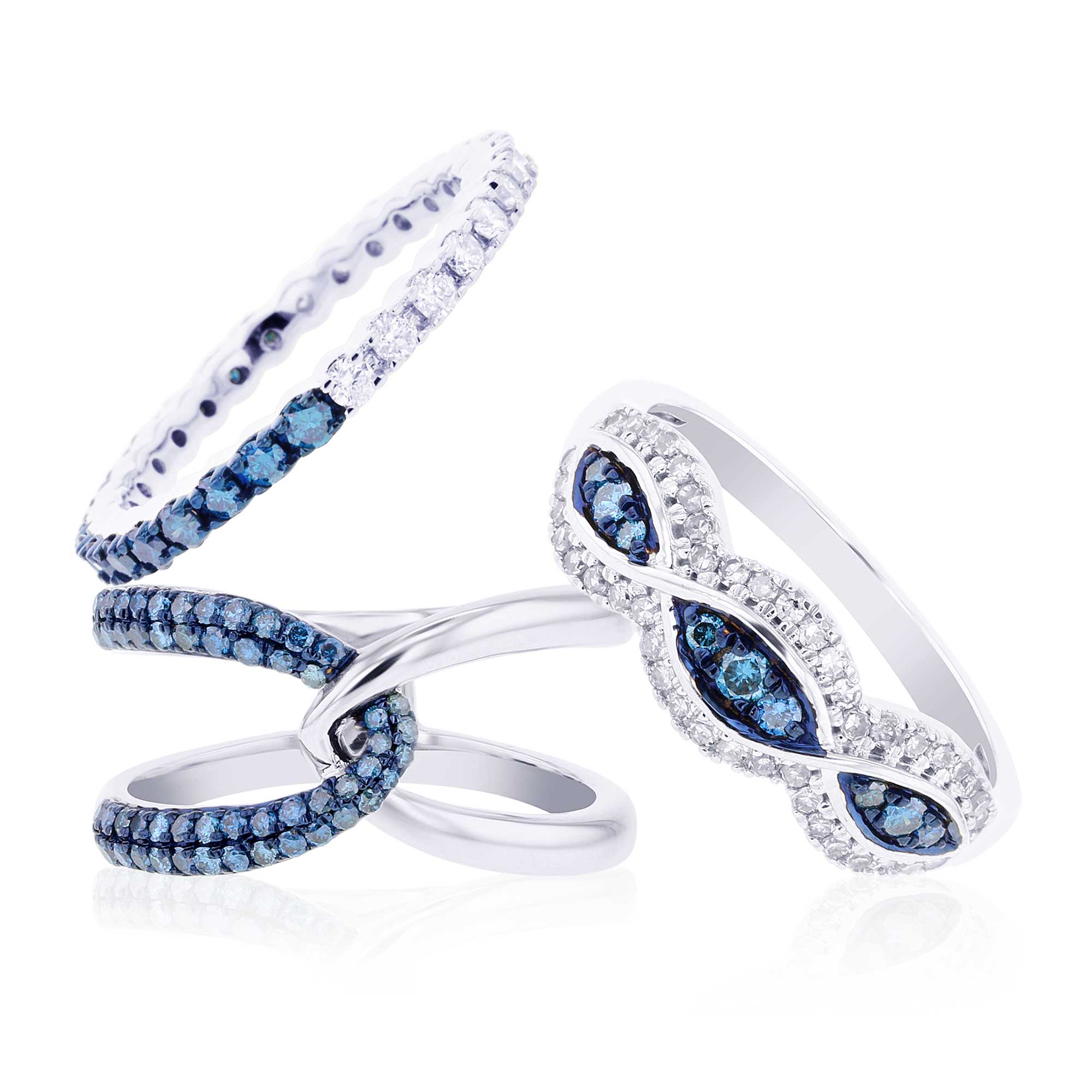 Blue Diamond Rings | Steven Singer Jewelers