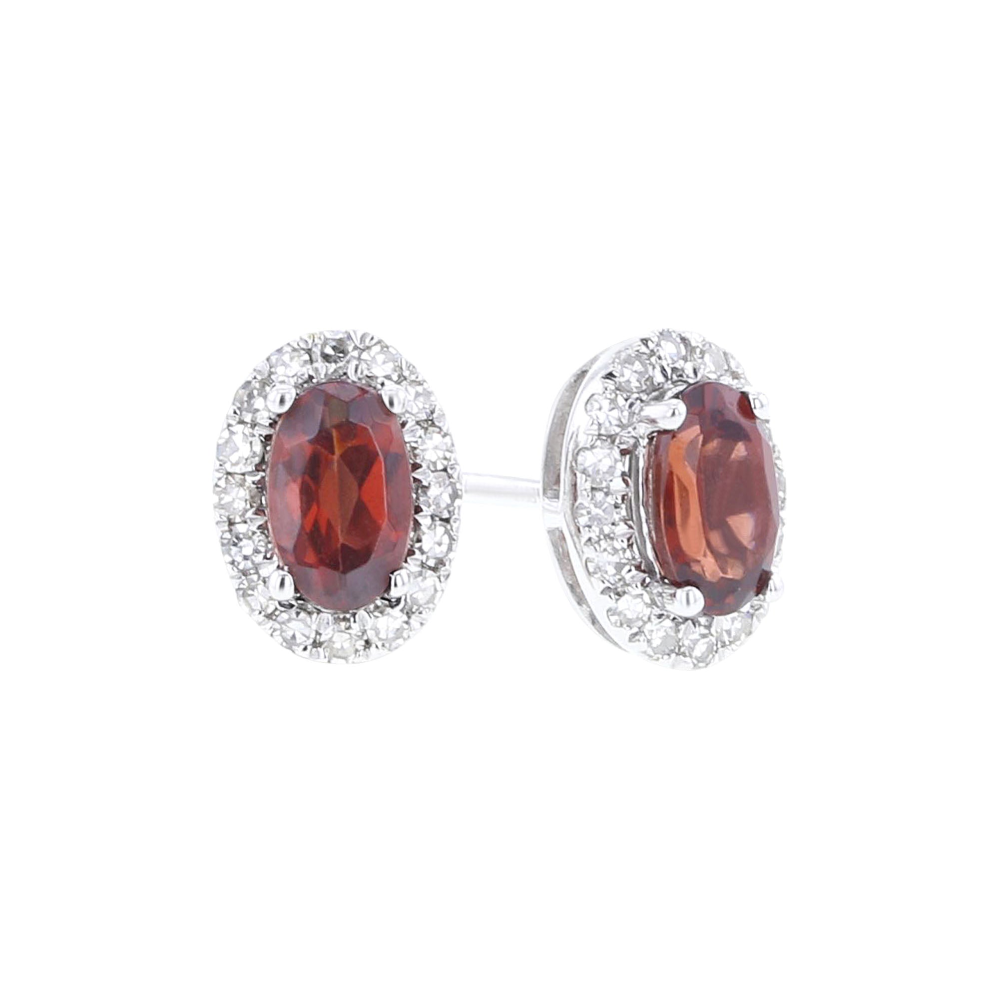 Popsicle Garnet & Diamond Earrings – Steven Singer Jewelers