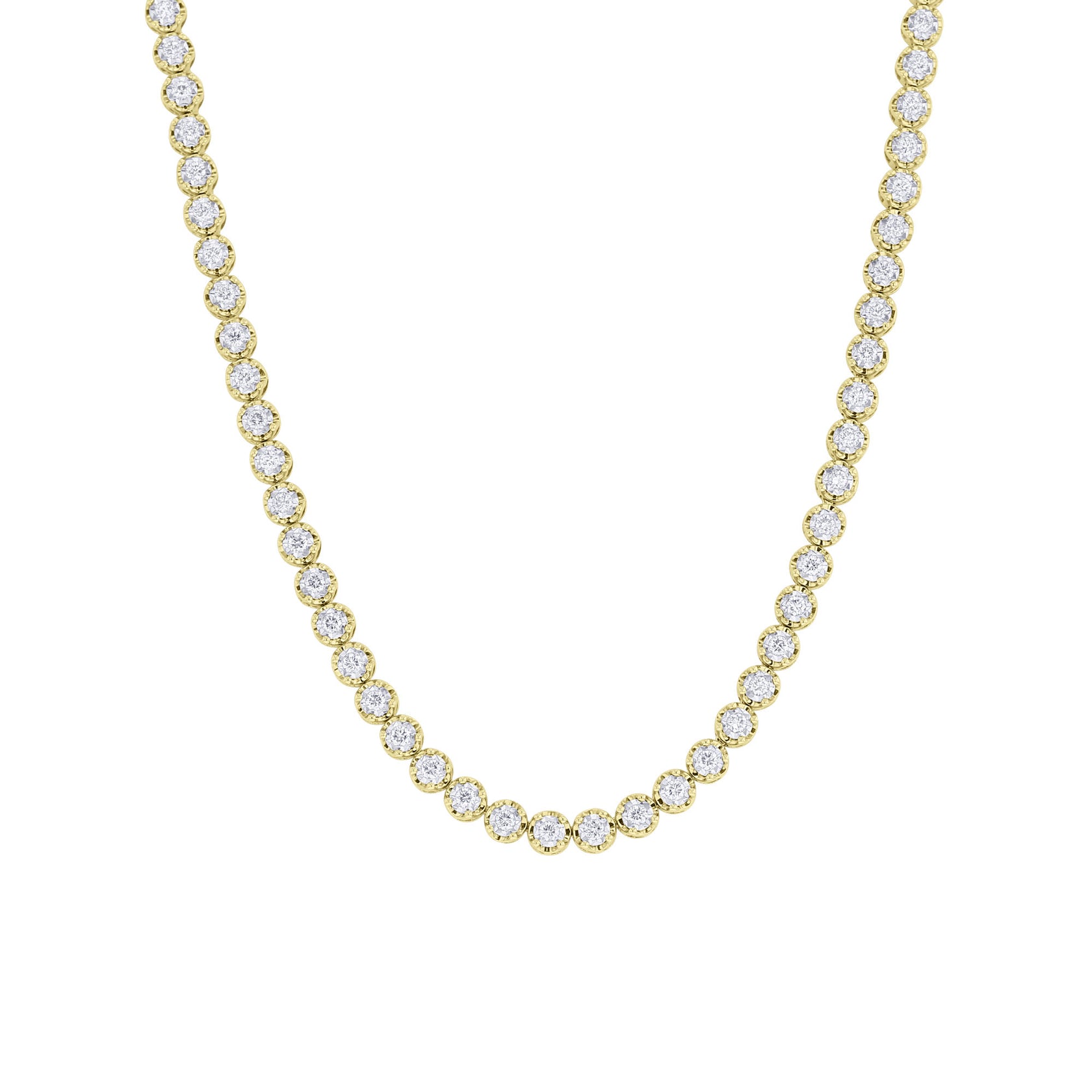Milan Crown Diamond Tennis Necklace – Steven Singer Jewelers
