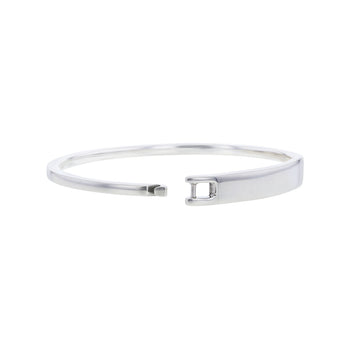 Silver Bar Bangle Bracelet – Steven Singer Jewelers