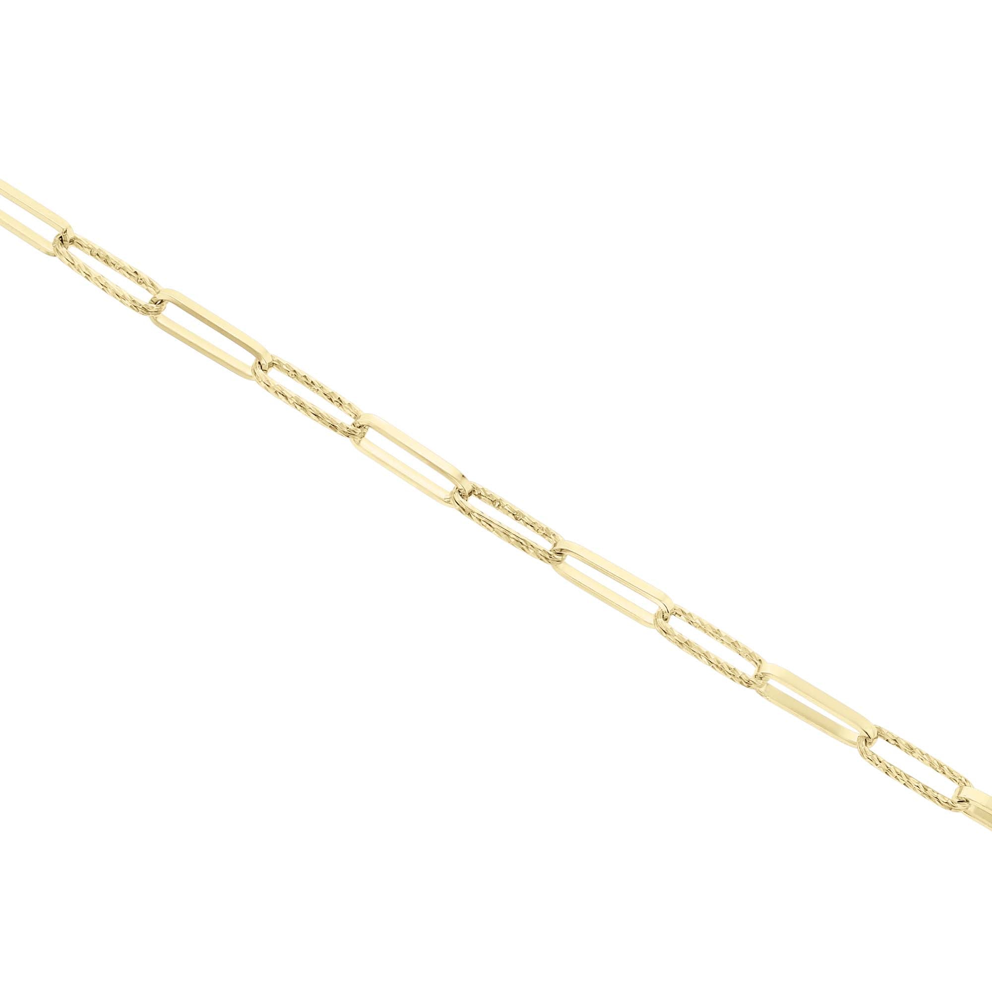 Pinnacle Gold Paper Clip Chain Bracelet – Steven Singer Jewelers
