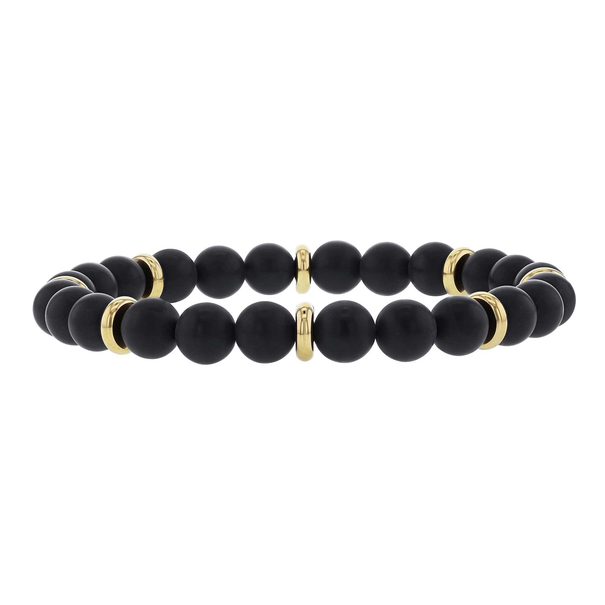 Oberon Onyx Bead Bracelet – Steven Singer Jewelers