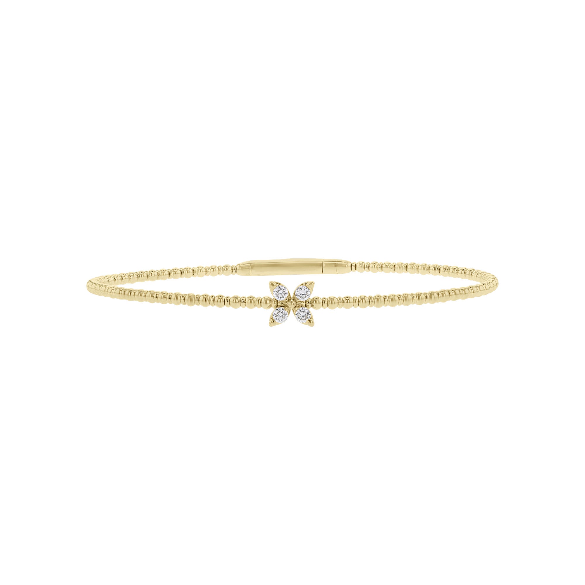Alice Floral Diamond Bangle Bracelet – Steven Singer Jewelers
