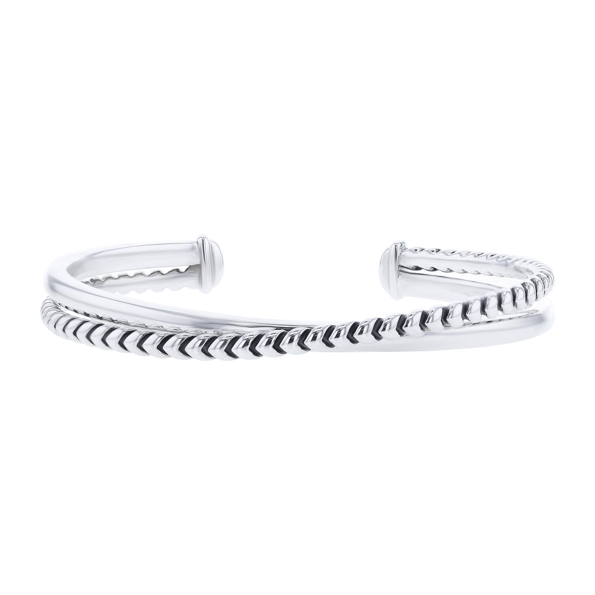 Silver Sloane Cuff Bracelet – Steven Singer Jewelers