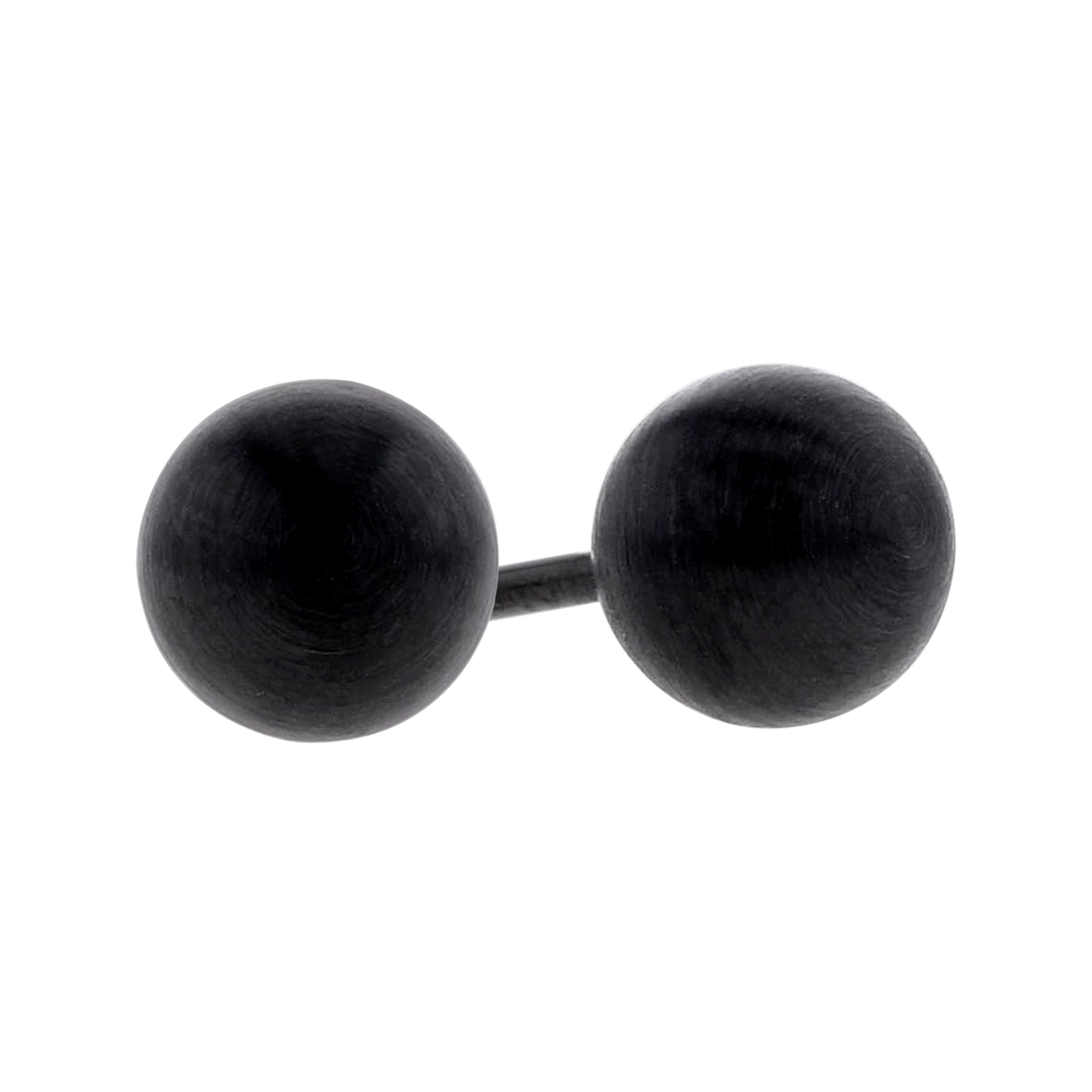 Johnny Stainless Steel Ball Earrings 6mm – Steven Singer Jewelers