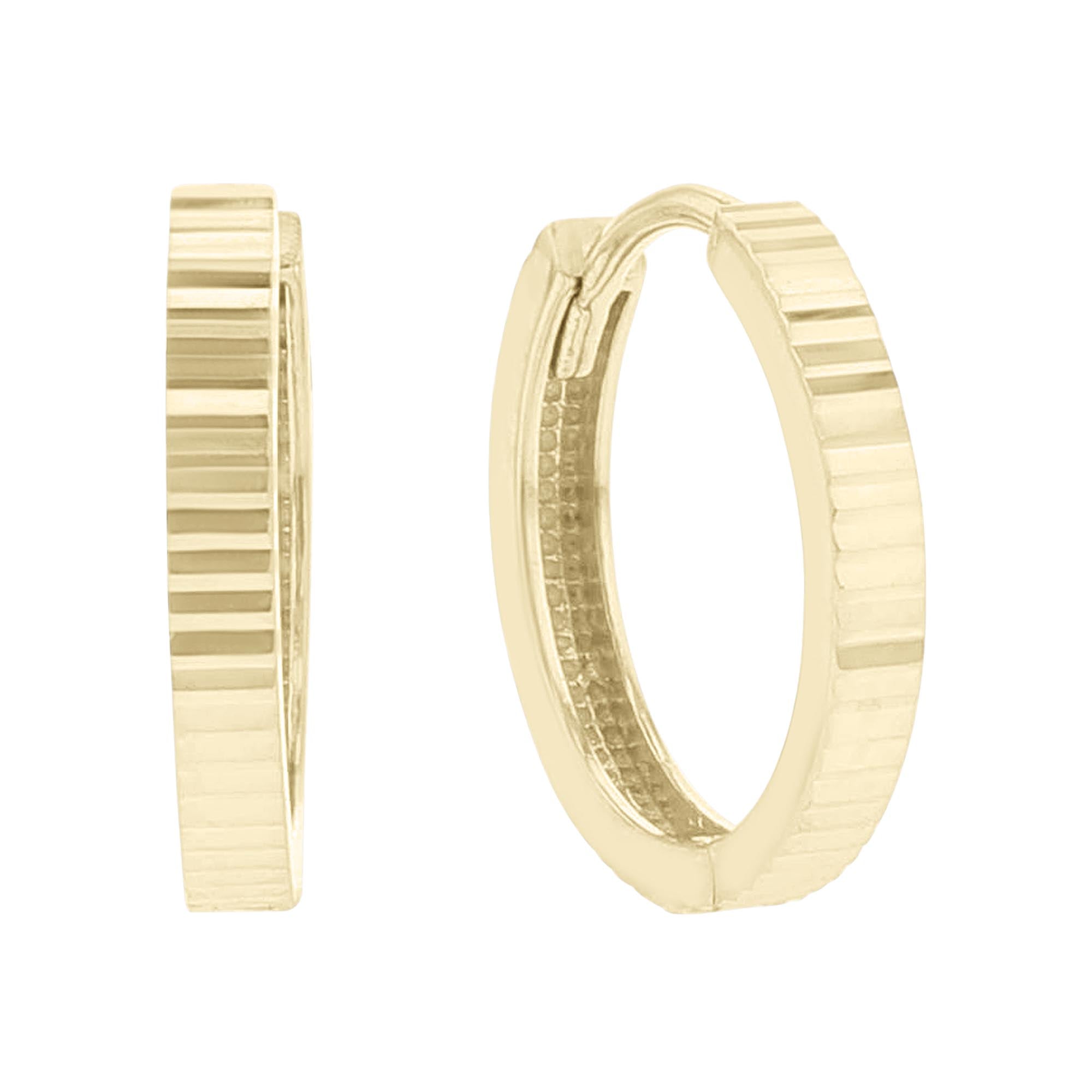 Glasgow Gold Hoop Earrings – Steven Singer Jewelers