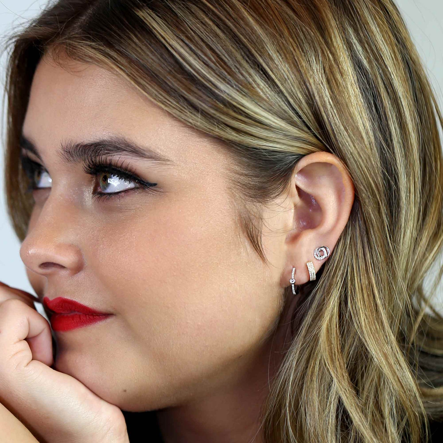 Enchanted Circles Diamond Stud Earrings – Steven Singer Jewelers