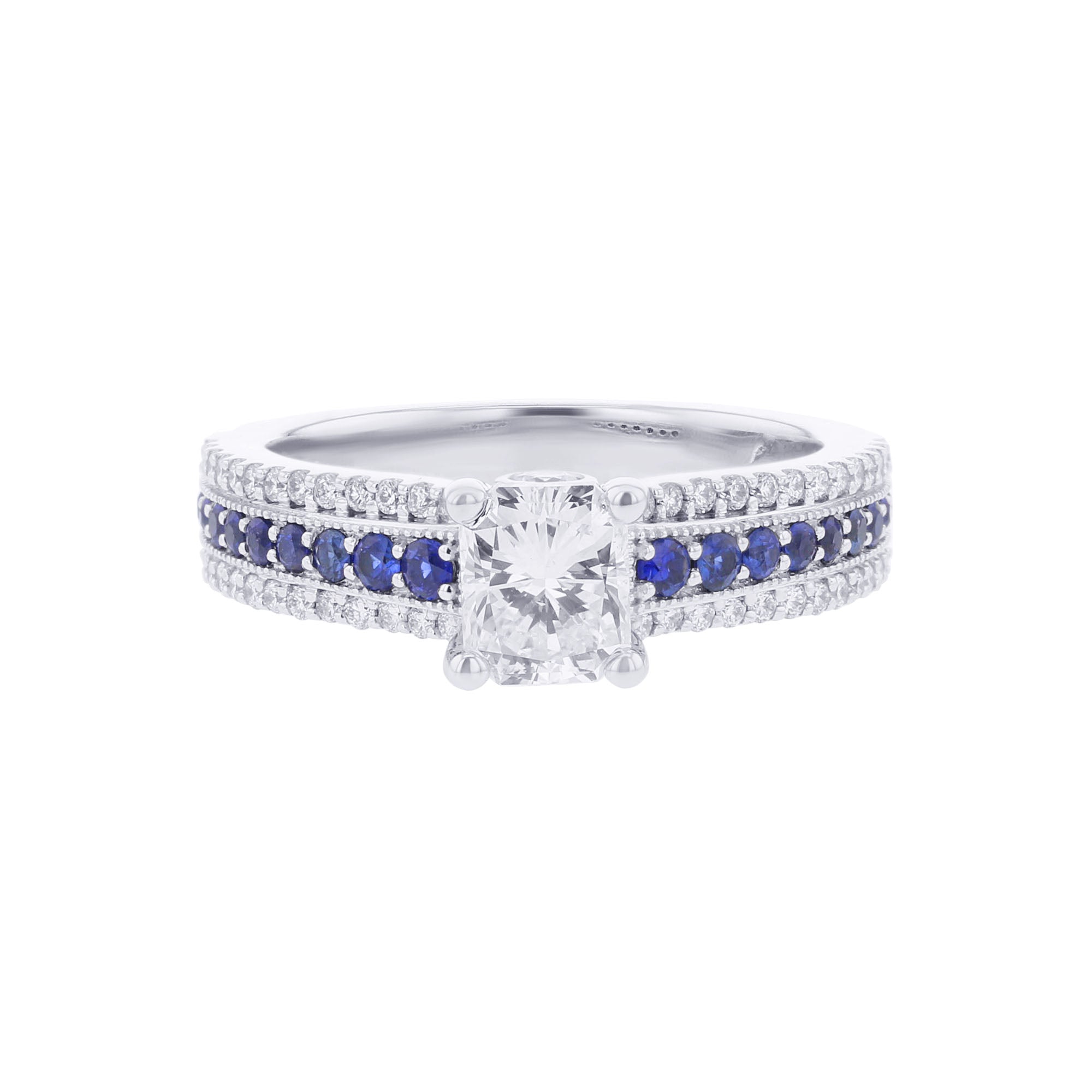 Bailey Ready for Love Diamond and Sapphire Engagement Ring – Steven ...