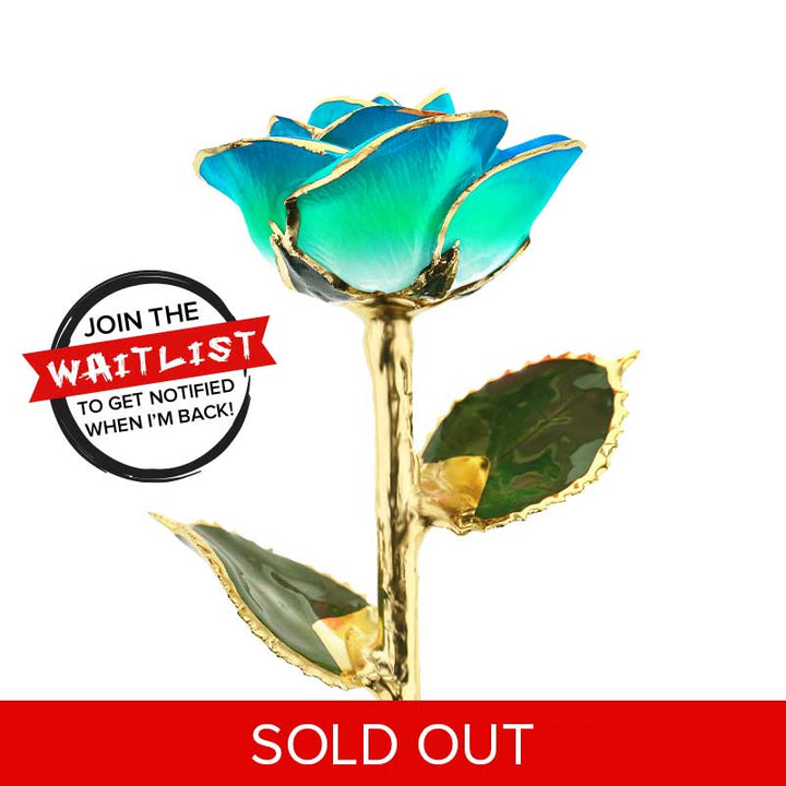 24 Karat Gold Dipped Roses | Steven Singer Jewelers
