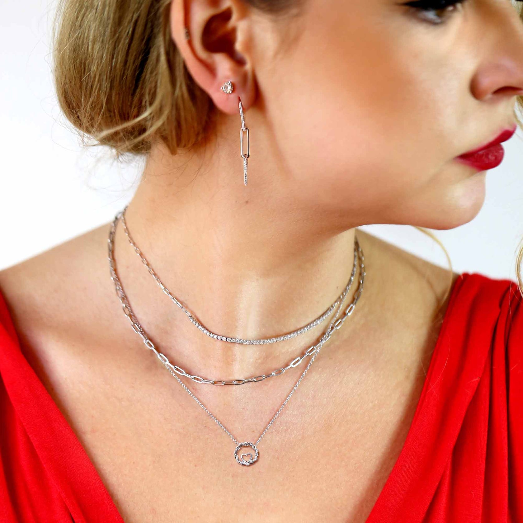 Wrapped Up In Love Diamond Necklace – Steven Singer Jewelers