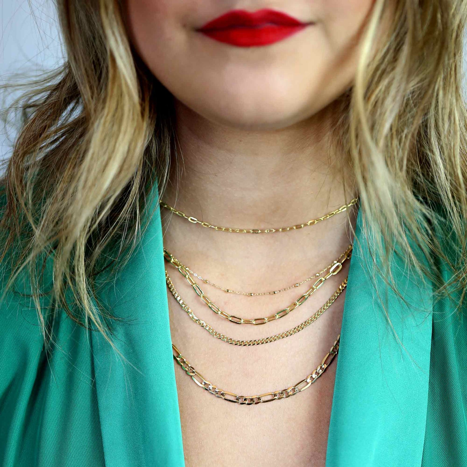 Rogan Gold Curb Link Chain Necklace- 16" – Steven Singer Jewelers