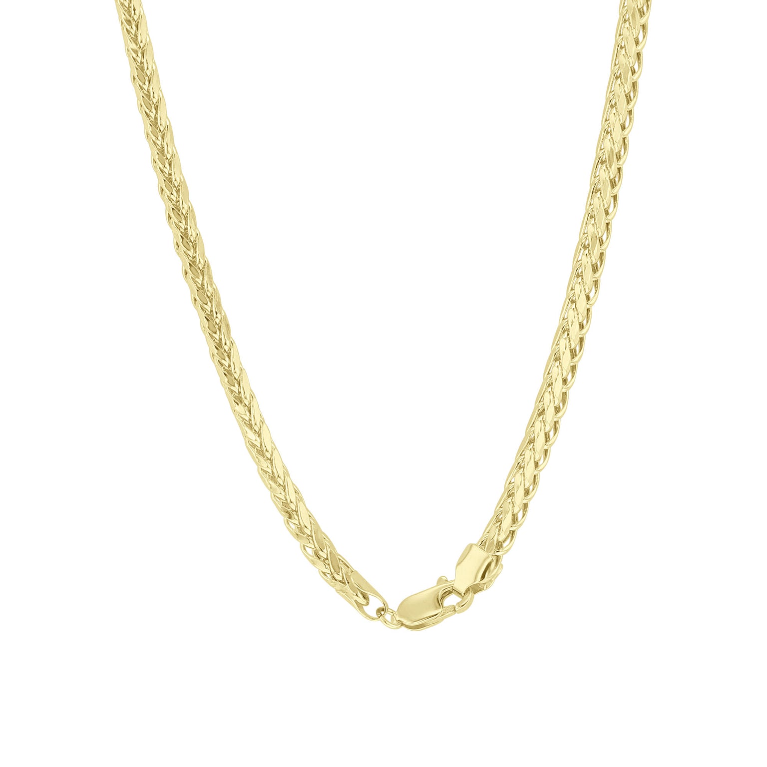 Palm Link Gold Chain Necklace 4.2mm – Steven Singer Jewelers