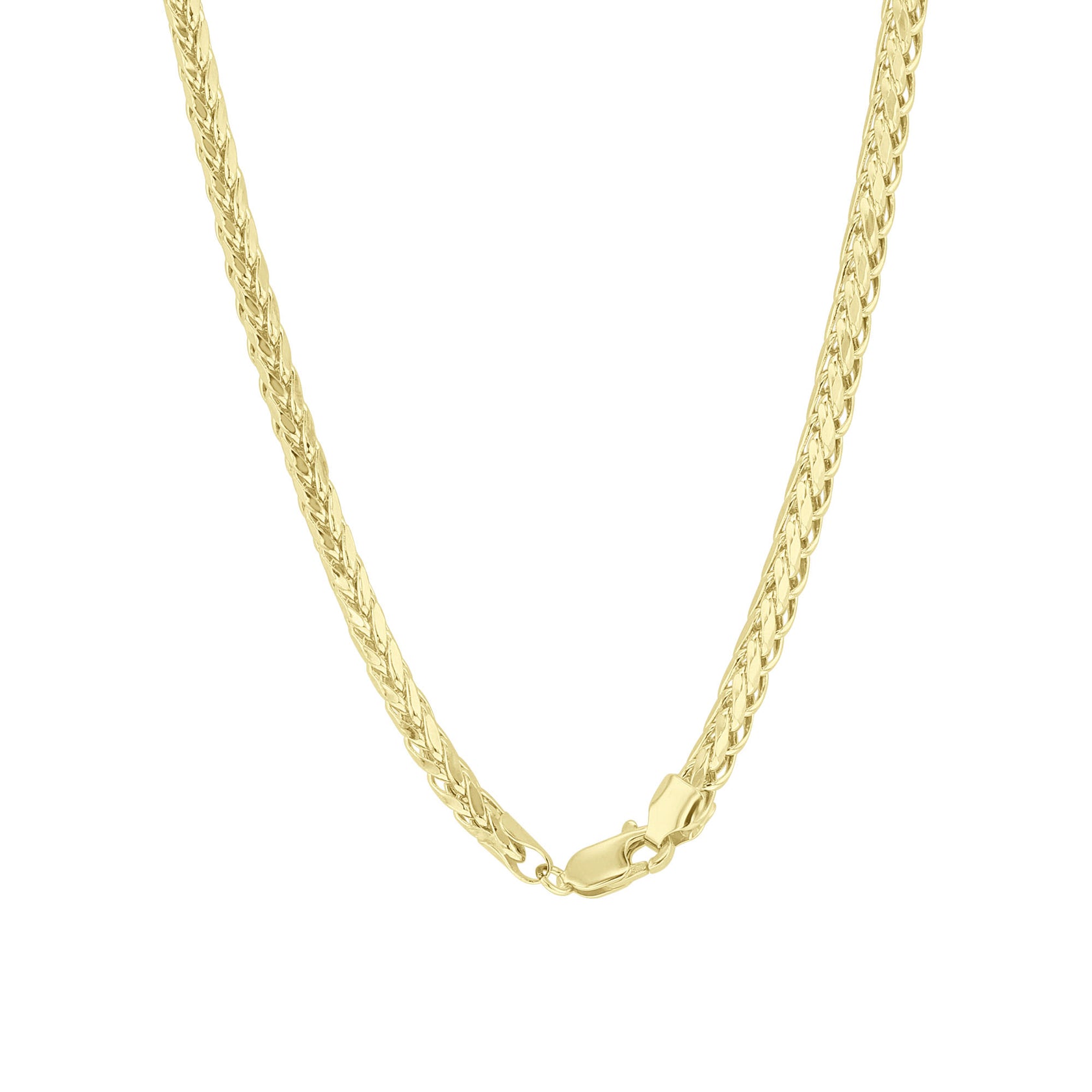 Palm Link Gold Chain Necklace 4.2mm – Steven Singer Jewelers
