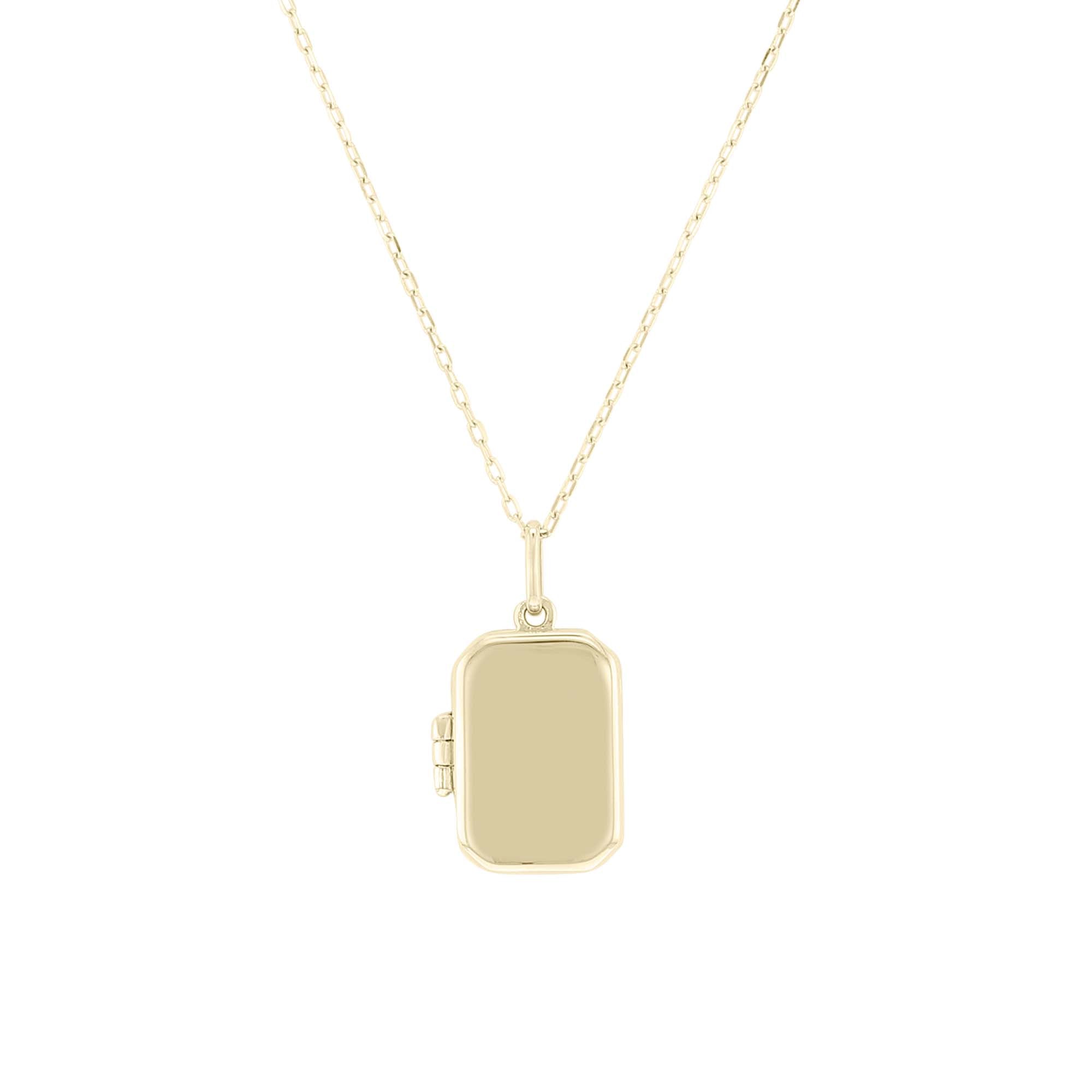 Recollection Gold Locket Necklace – Steven Singer Jewelers