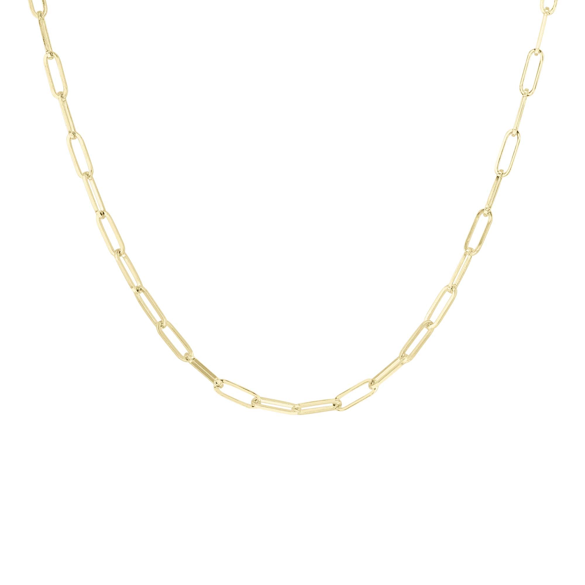 Paulette Paper Clip Chain Necklace – Steven Singer Jewelers