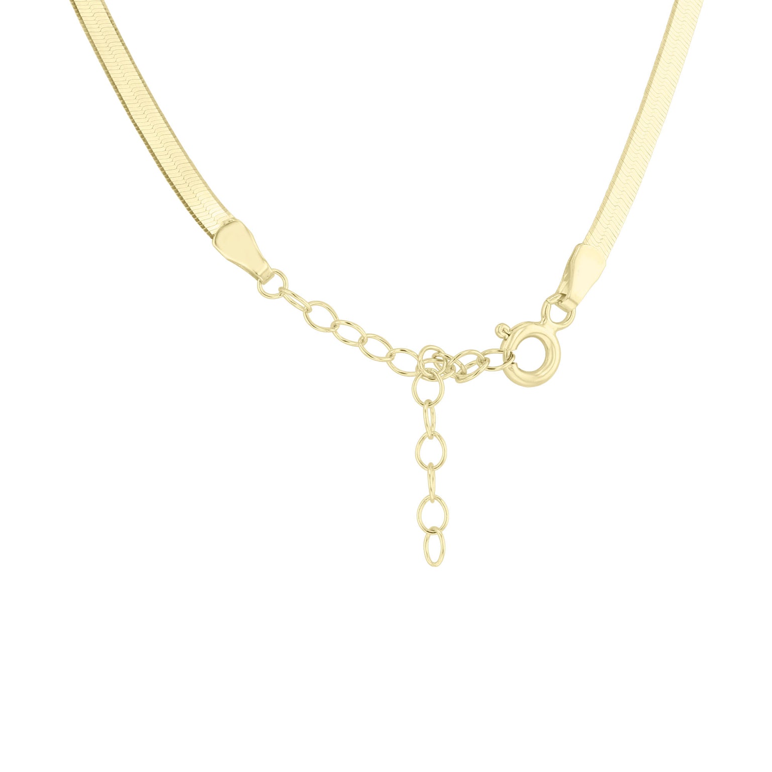 Manhattan Gold Herringbone Chain Necklace - 3MM – Steven Singer Jewelers