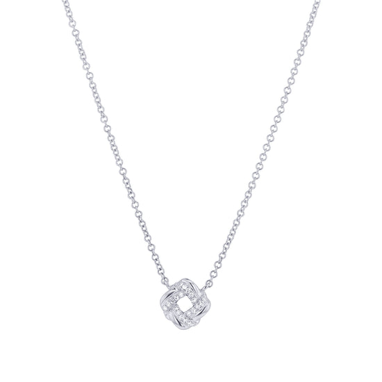 Luxe Diamond Knot Necklace – Steven Singer Jewelers