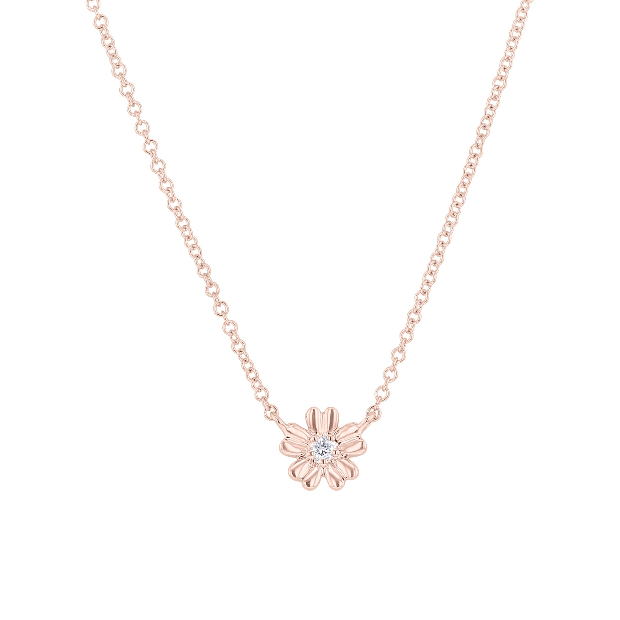 Petite Blossom Diamond Necklace – Steven Singer Jewelers