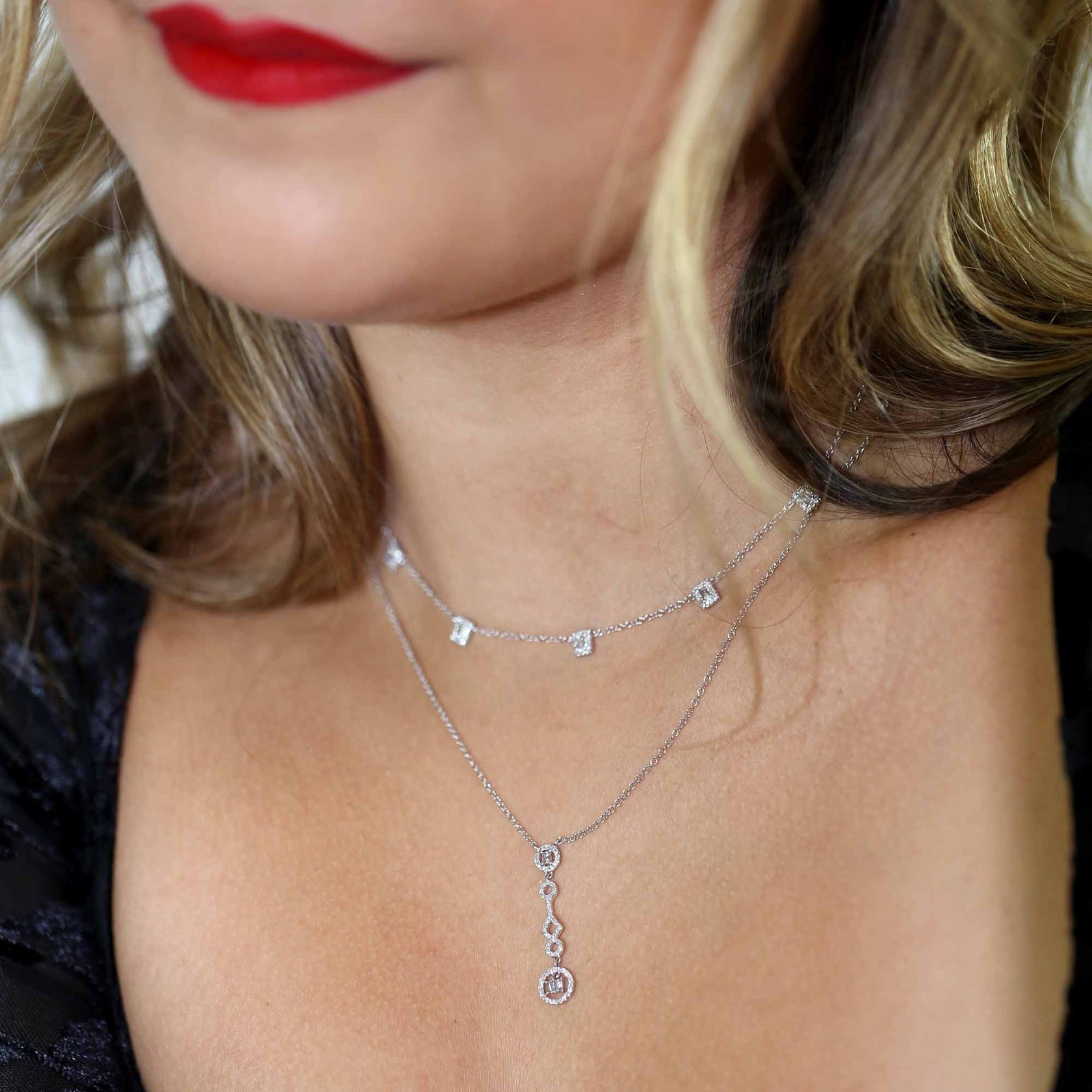 Middleton Diamond Drop Necklace – Steven Singer Jewelers