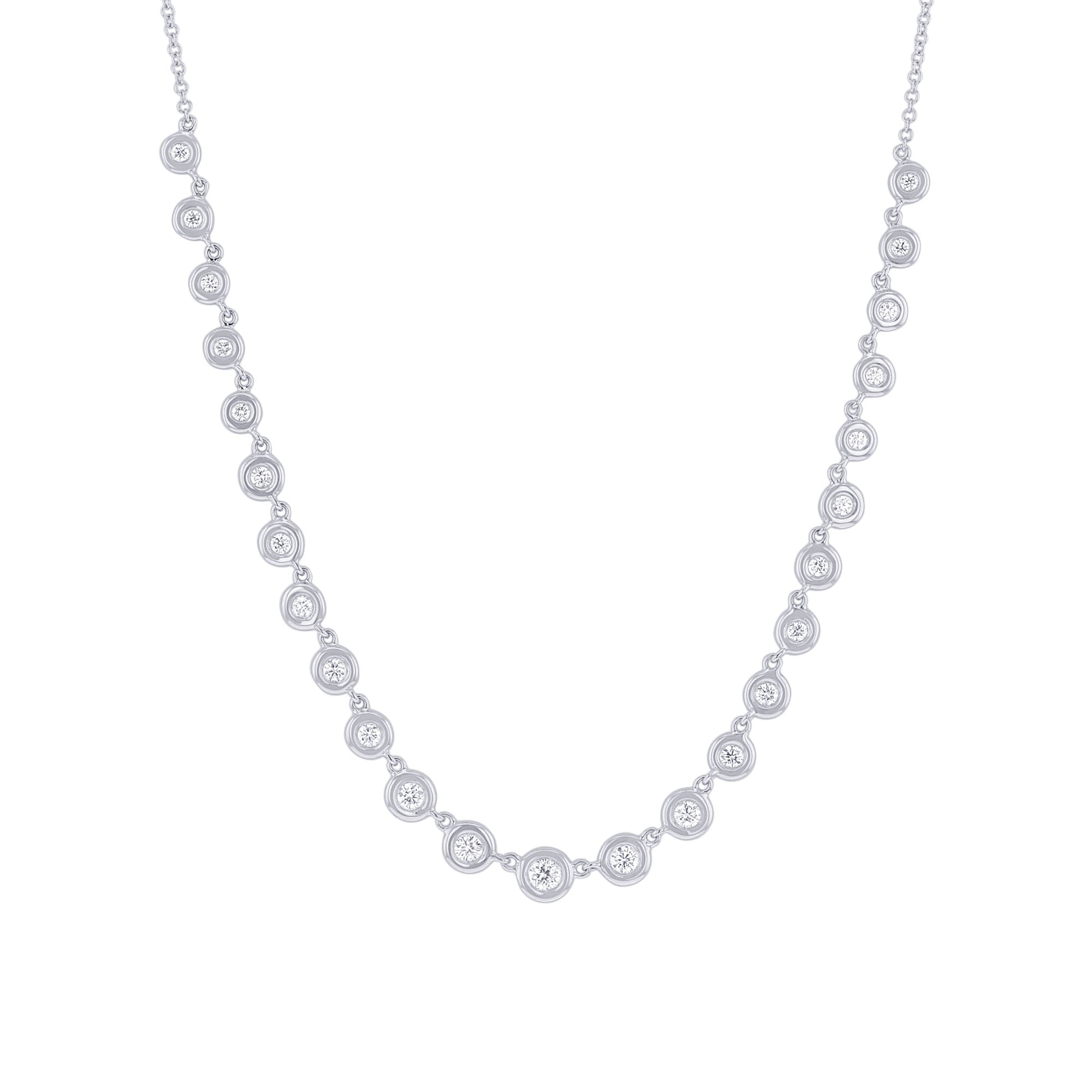 Ethereum Graduated Bezel Necklace – Steven Singer Jewelers
