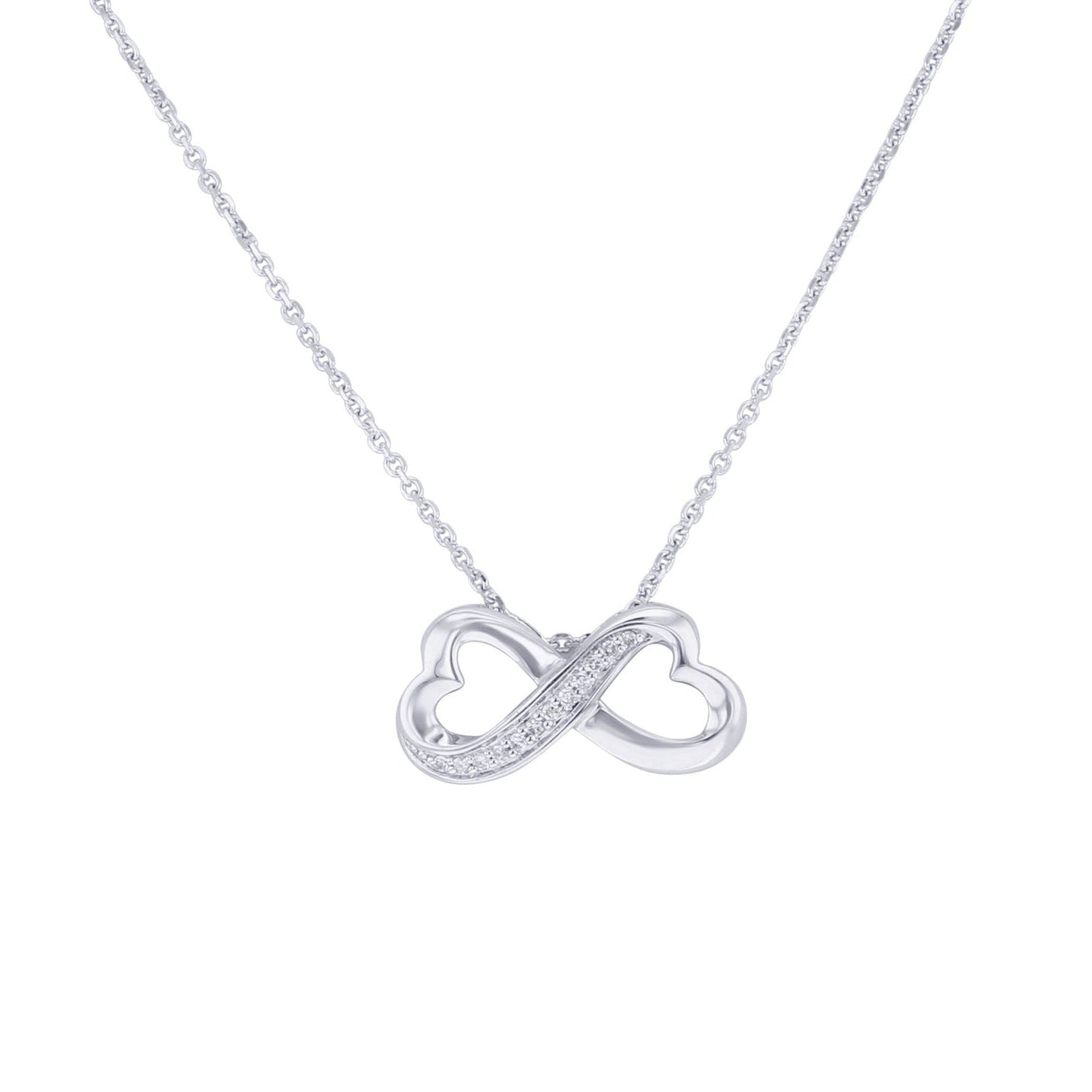 Follow Your Heart Silver Diamond Necklace – Steven Singer Jewelers