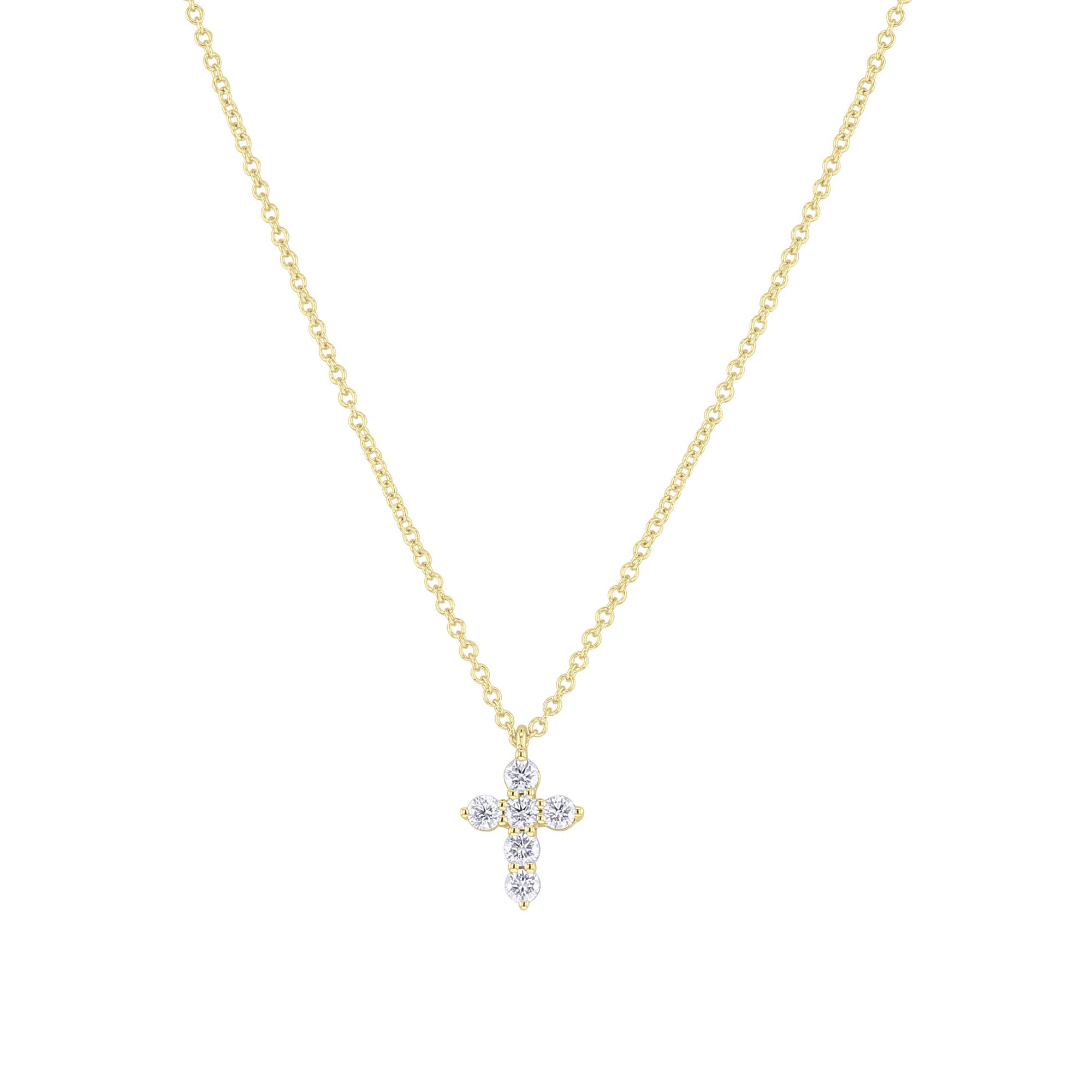 Holy Diamond Cross Necklace 1/4ct – Steven Singer Jewelers