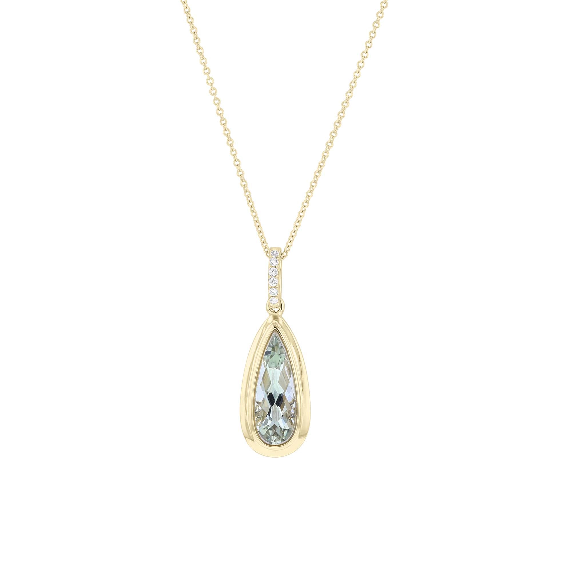 Terra Green Amethyst & Diamond Necklace – Steven Singer Jewelers
