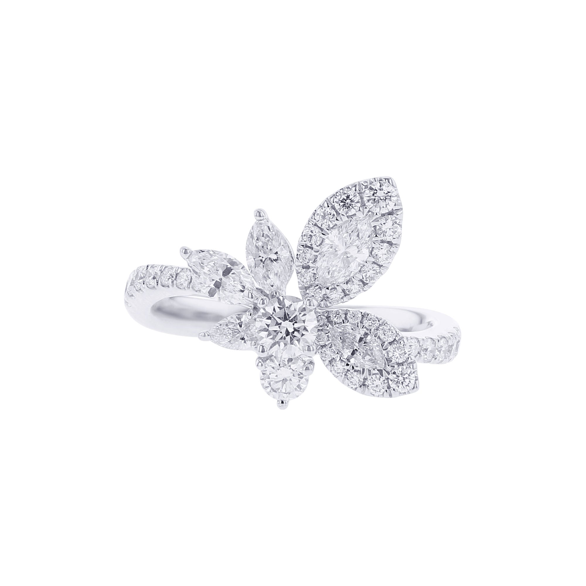 Iconic Flora Diamond Ring – Steven Singer Jewelers