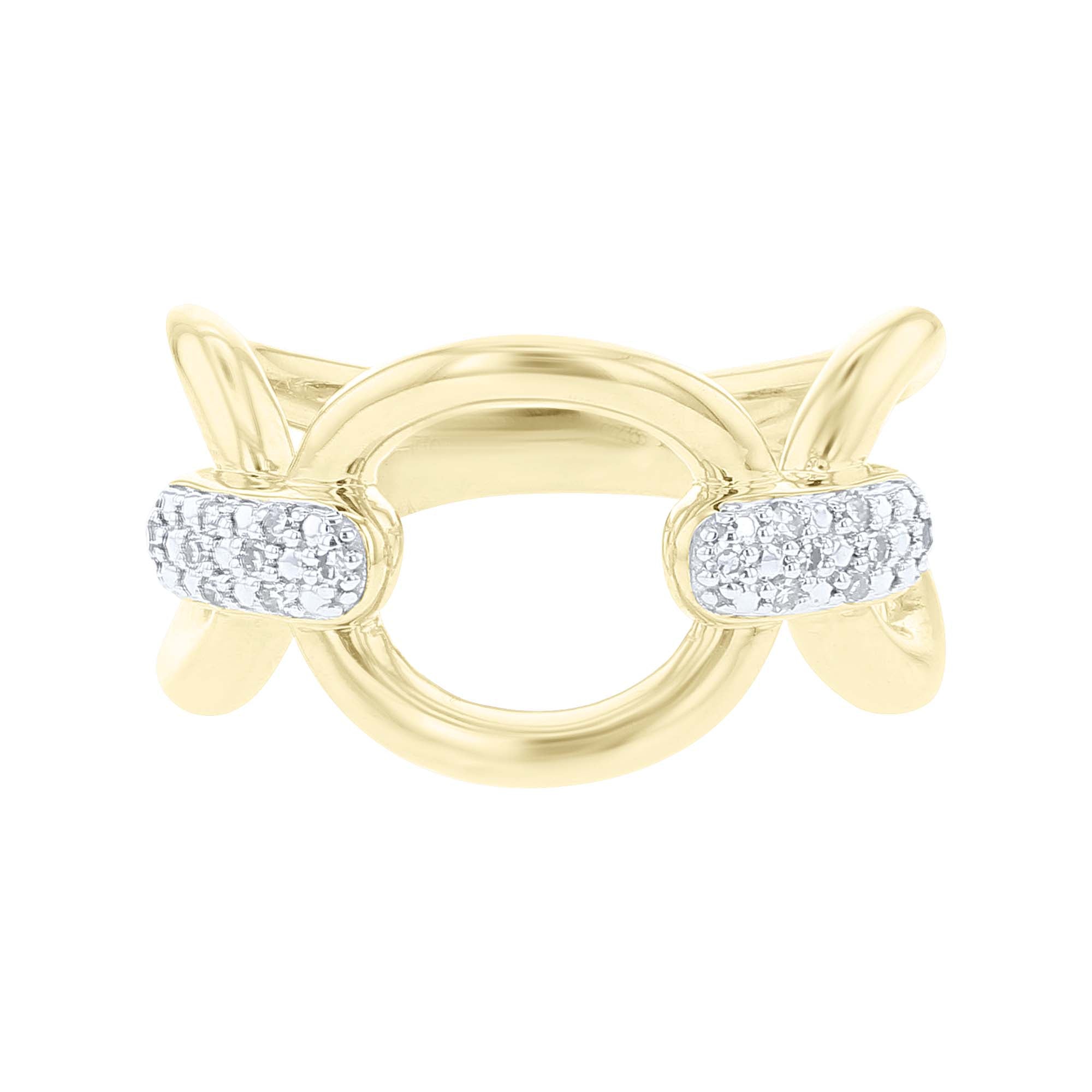 Loren Oval Link Diamond Ring – Steven Singer Jewelers