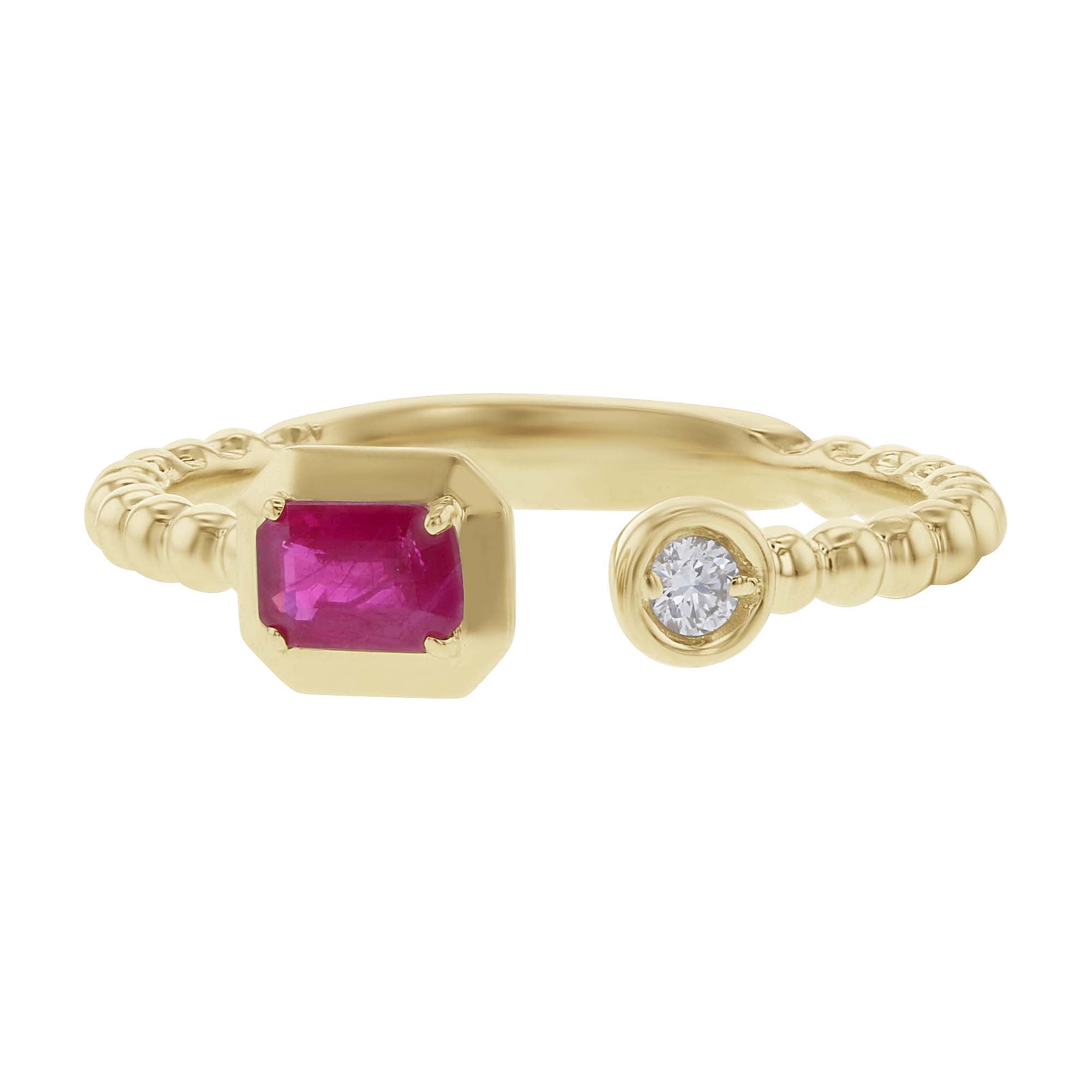 Gail Ruby & Diamond Ring – Steven Singer Jewelers