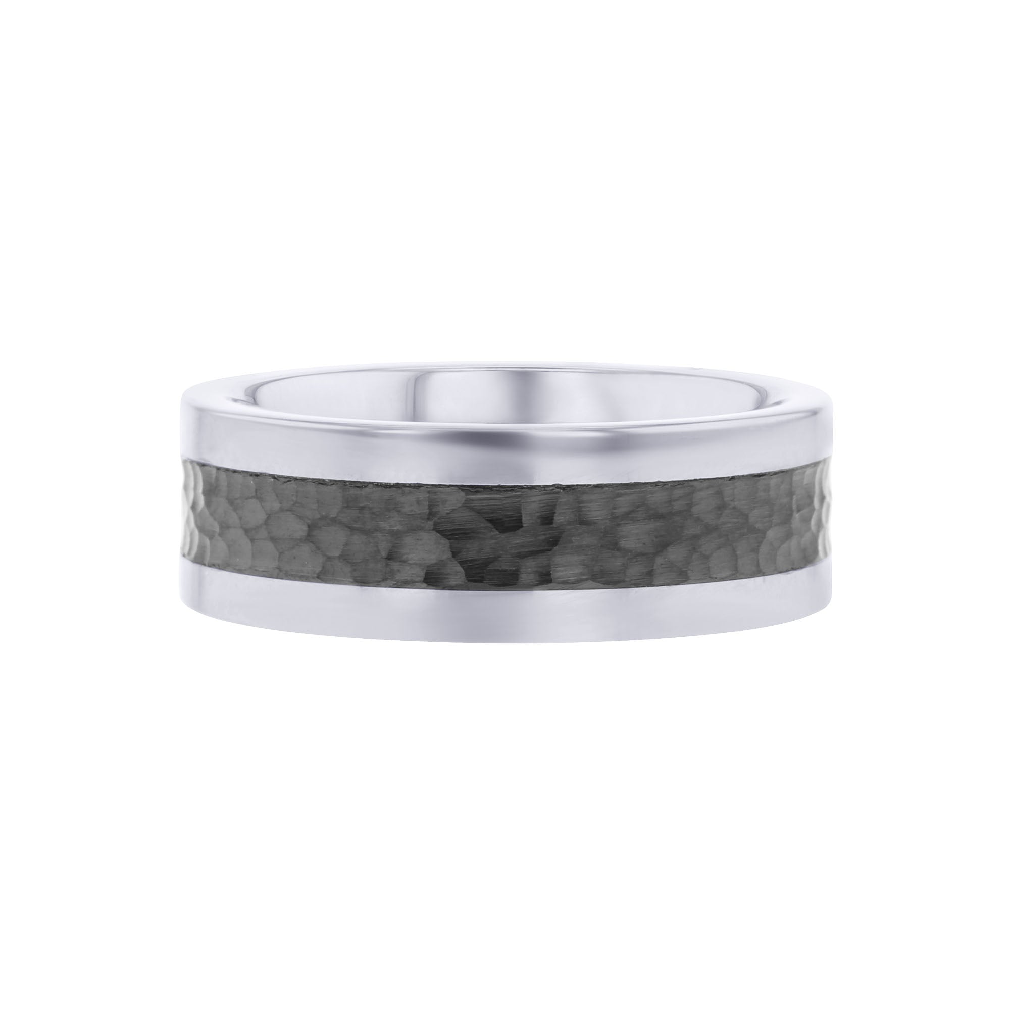 Blaze Tungsten & Black Ceramic Wedding Ring – Steven Singer Jewelers