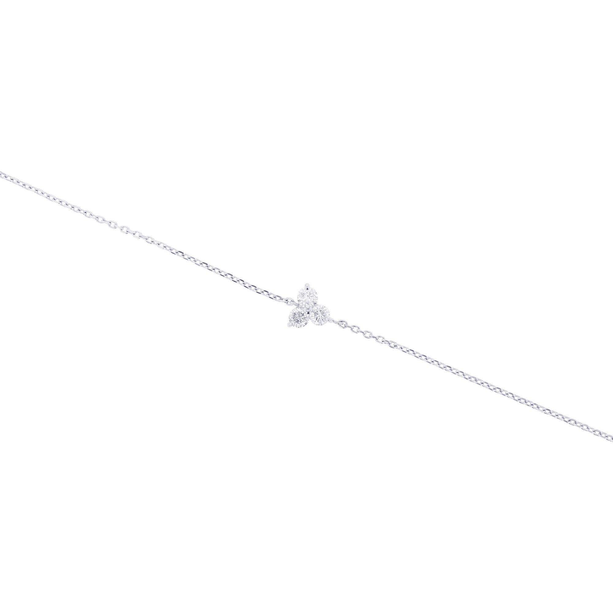 Three Stone Cluster Diamond Bracelet – Steven Singer Jewelers