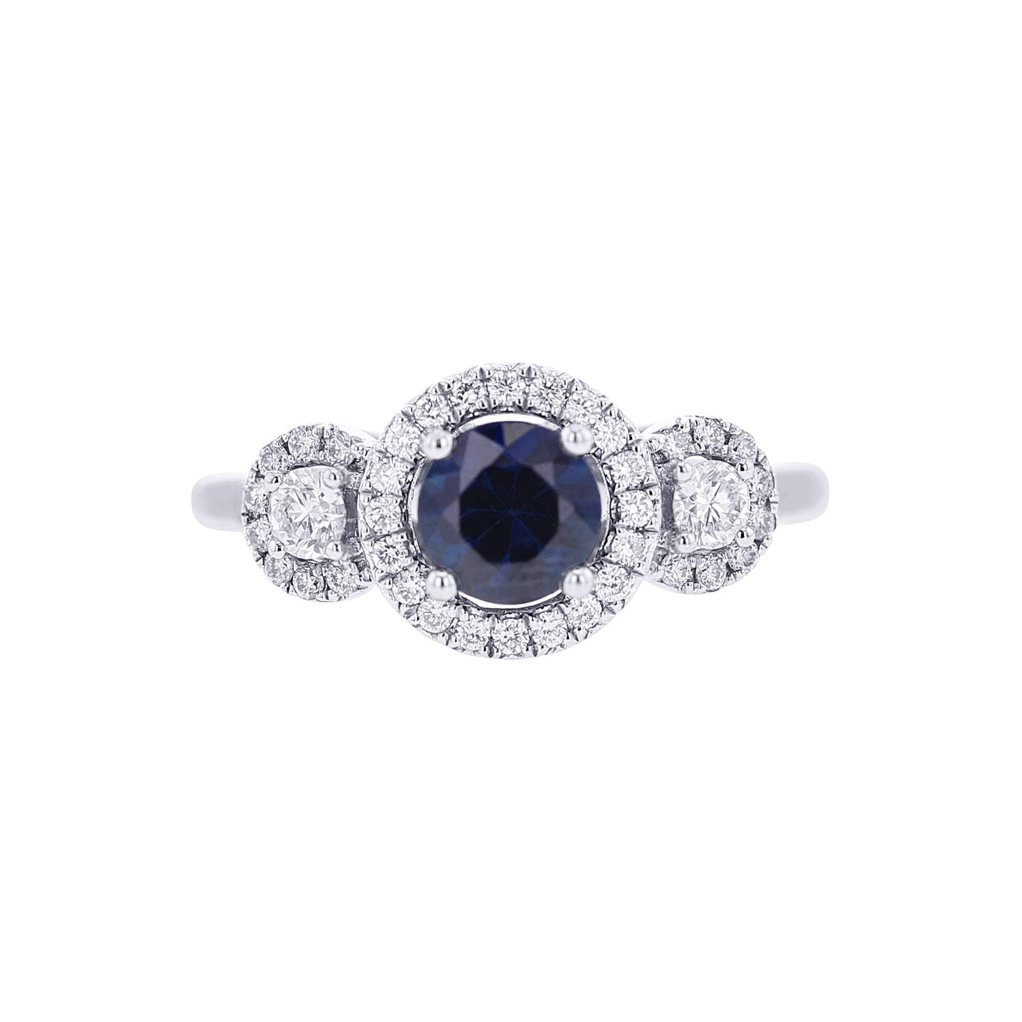 Lucca Sapphire and Diamond Ready for Love Engagement Ring – Steven ...