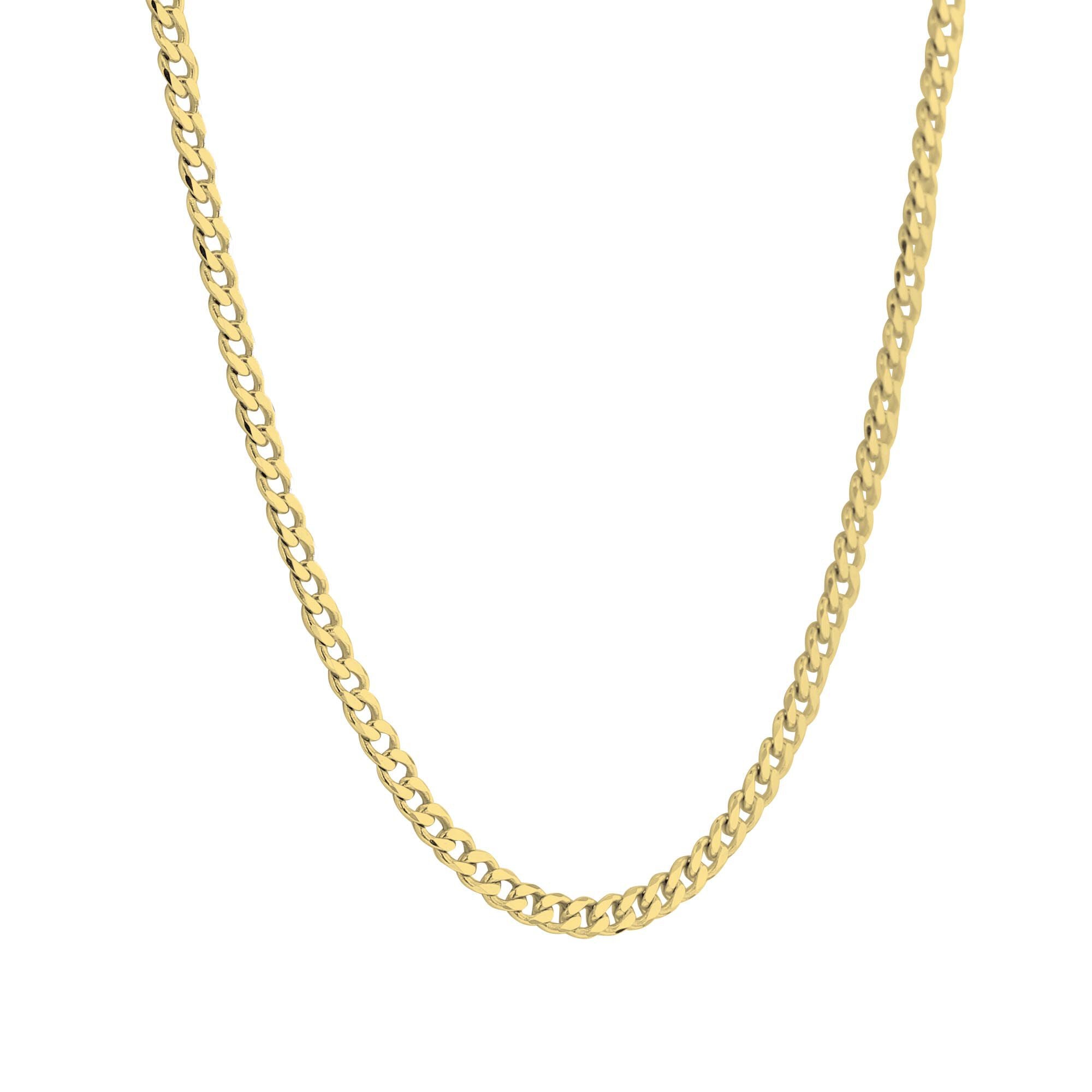 Rogan Gold Curb Link Chain Necklace- 18" – Steven Singer Jewelers