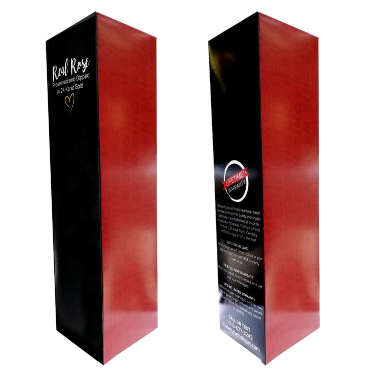 Black Diamond 24kt Gold Dipped Rose – Steven Singer Jewelers