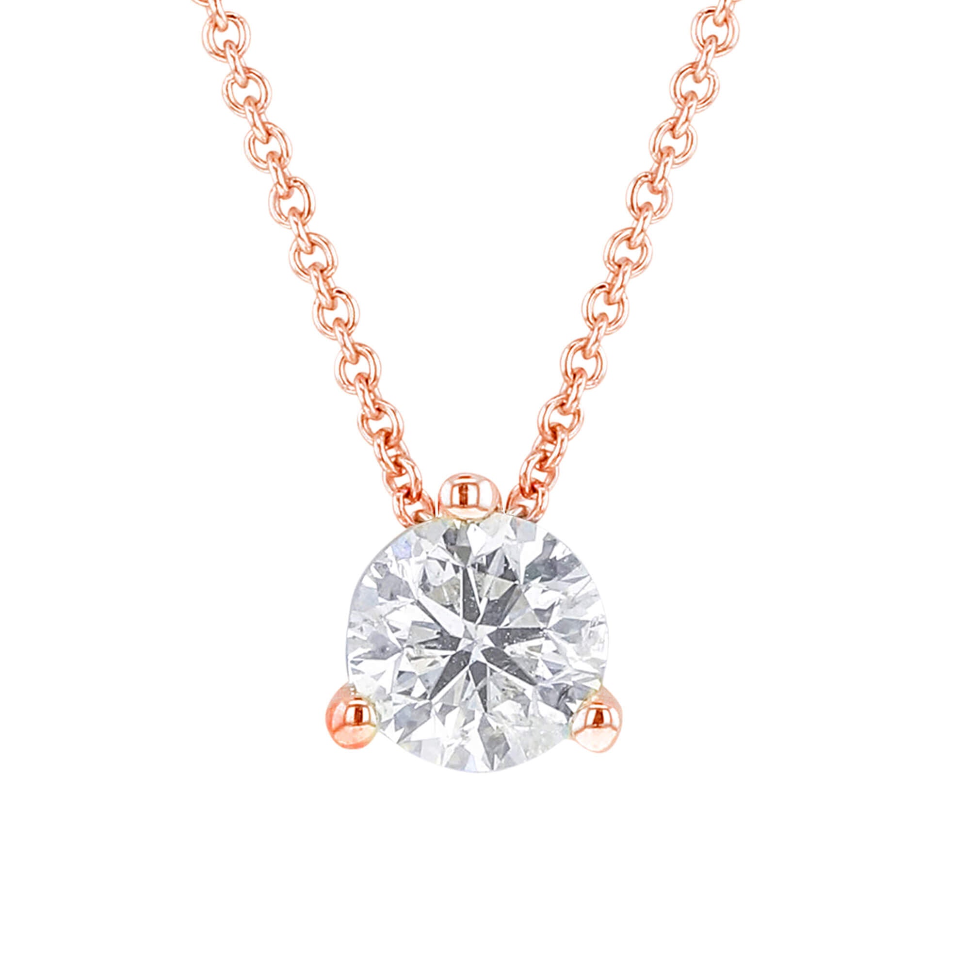 Solitaire Necklaces – Steven Singer Jewelers